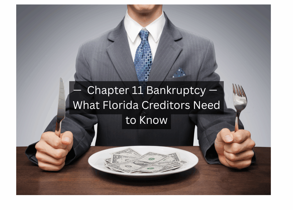 Chapter 11 Bankruptcy — What Florida Creditors Need to Know - Roberts ...